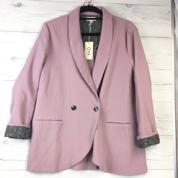 Ott | Jackets & Coats | Nwt Ott Blazer Size Medium Casual Jacket ...